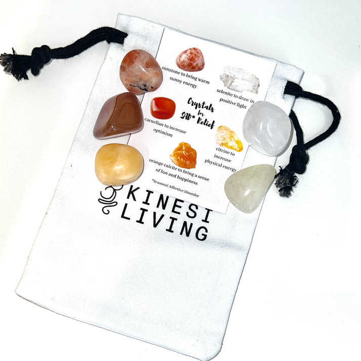 SAD Crystal Kit - Seasonal Depression Support Set Australia – Kinesi Living