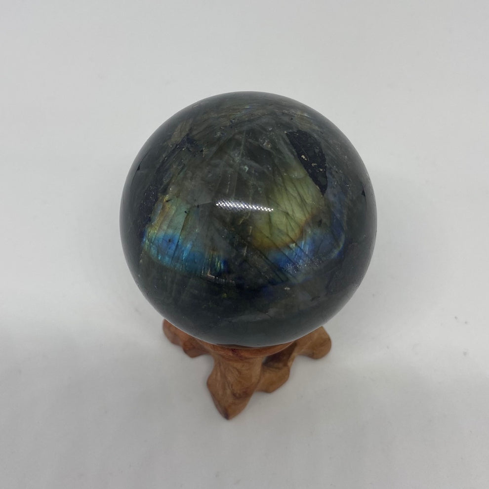 Large Labradorite Crystal Sphere - Kinesi Living Adelaide